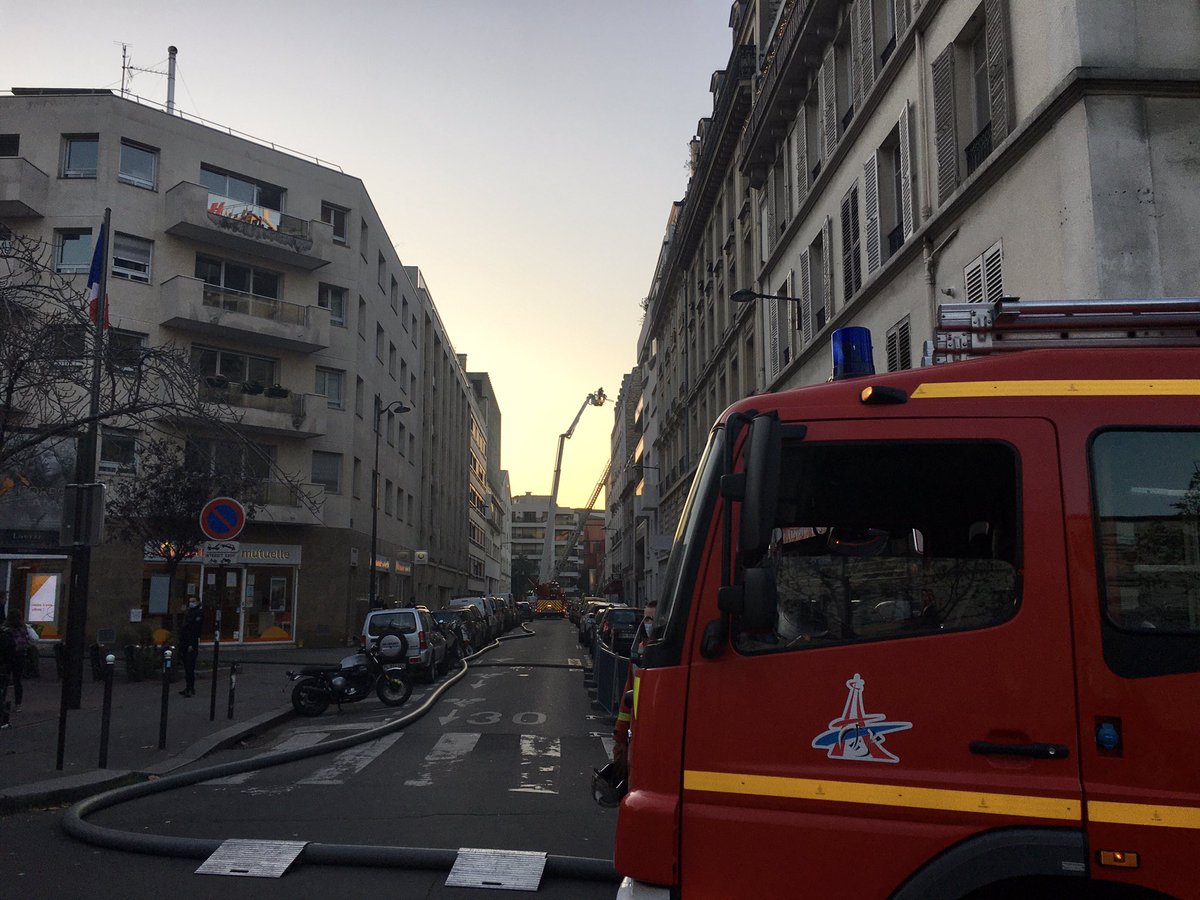 Paris : un violent incendie dans un immeuble à Montparnasse